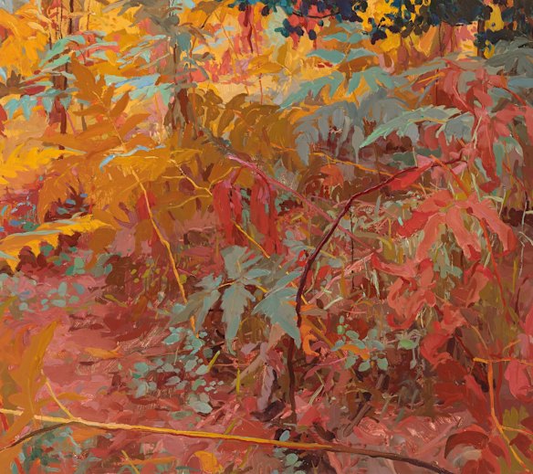 Visual arts review: Mary Tonkin's painted forests evoke a rhapsodic nature