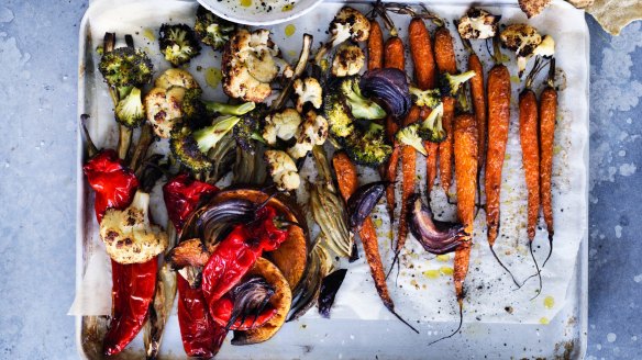 How to char and grill spring vegetables on the barbecue