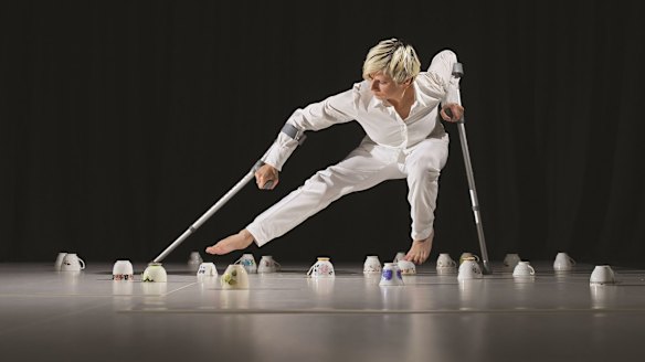 Claire Cunningham fights 'body fascists of the arts' by dancing on crutches