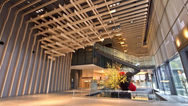 Capitol Tokyu hotel review, Japan: Lobby by famous architect Kengo Kuma