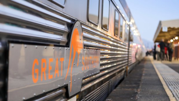 The new Great Southern train service links Adelaide and Brisbane