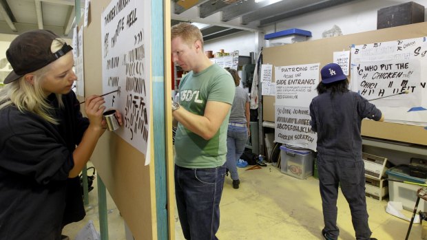 Sign painting teacher Mike Meyer is sparking fresh interest in a dying ...