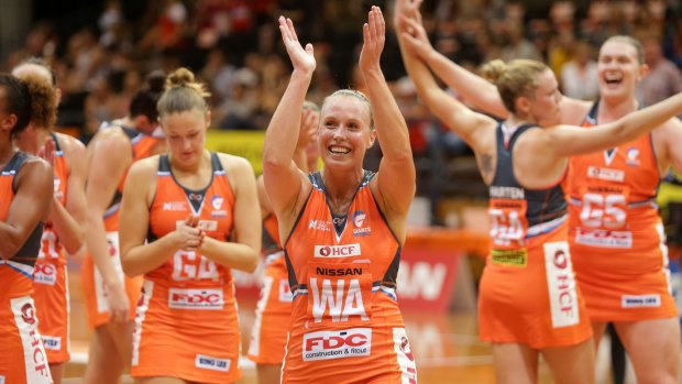 Super Netball ladder leaders Giants face Adelaide Thunderbirds at AIS Arena