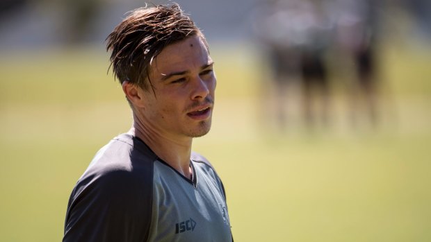 Banned Pies Lachie Keeffe and Josh Thomas resume training
