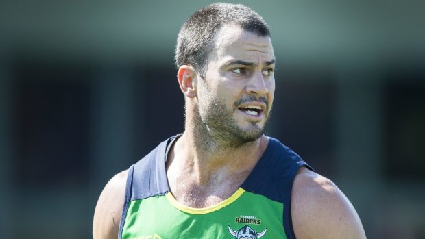 When he couldn't do a push-up former Canberra Raiders captain David ...