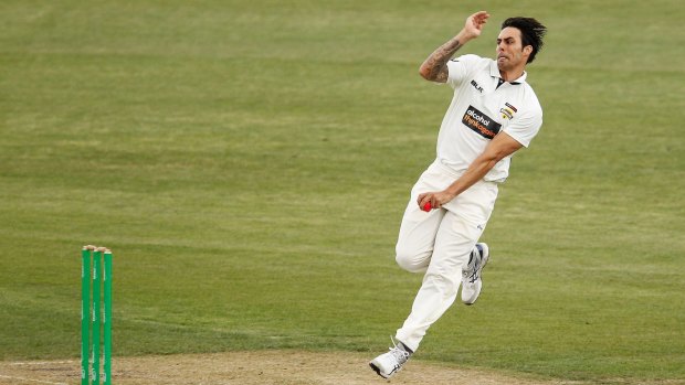 mitchell johnson speed