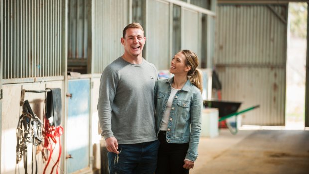 Canberra Raiders' Luke Bateman and jockey Kayla Nisbet's worlds have ...