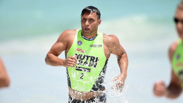 Ironman Ky Hurst gets ready to compete in 2015 WAtoday Swan River Run