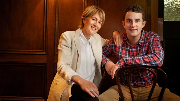 Two of us: Jo Nicholls and Nic Cox