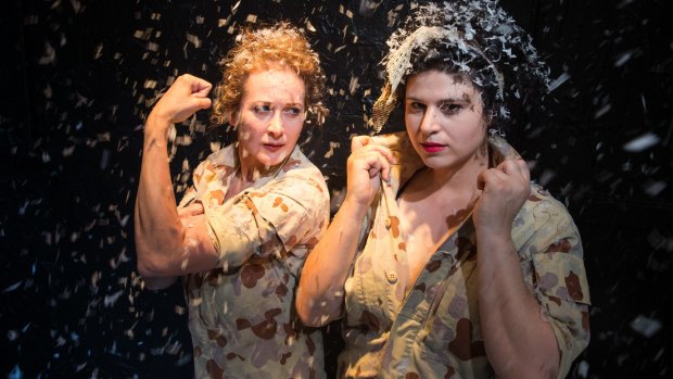 Soldiers play Godot's waiting game in Dropped