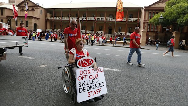 PSA protest targets NSW plans to privatise housing worth $800m for disabled