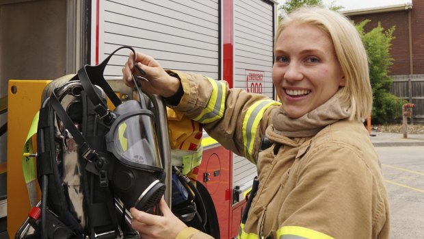 Firefighter rises to challenge