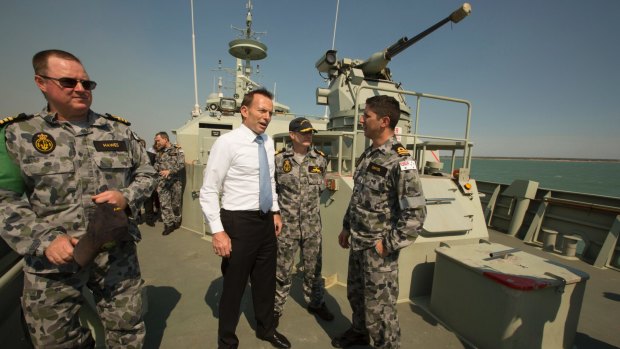 Navy ship HMAS Bundaberg goes up in flames in Brisbane's east