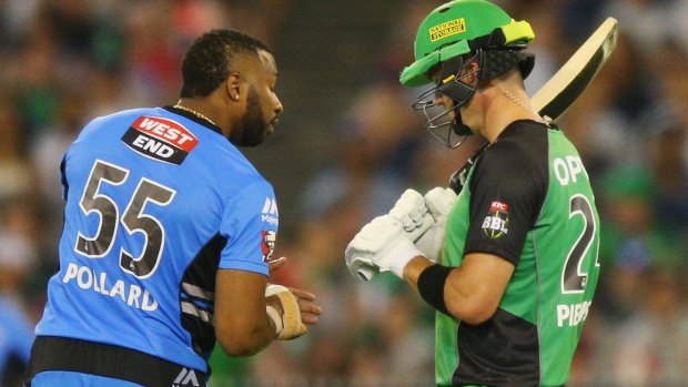 Stroppy Kevin Pietersen in strapping spat with BBL umpires as Stars ...