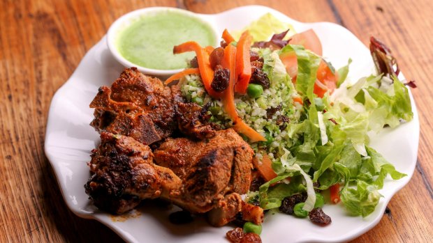 Somali comfort food served with bananas