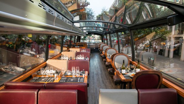 Bustronome: On board London's double-decker restaurant bus
