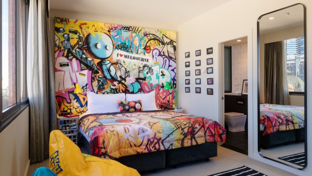 Hilton's 'Graffiti Loft' brings Melbourne's laneways to your hotel room
