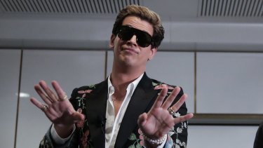 Milo Yiannopoulos' wardrobe more entertaining than tired, racist barbs