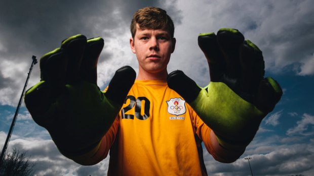 Canberra Olympic goalkeeper Jack Pettit has big gloves to fill in ...
