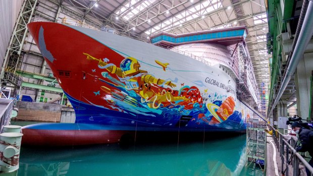 Genting's Global Dream, the unfinished world's biggest cruise ship, is ...