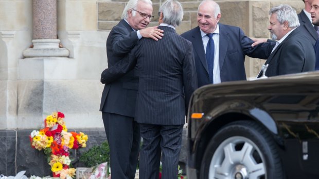 Gangland lawyer Joseph 'Pino' Acquaro laid to rest in West Melbourne