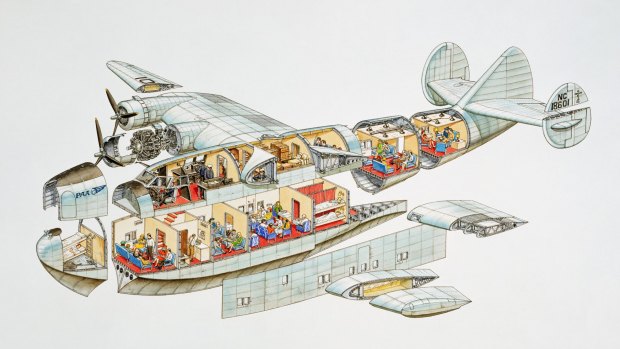 Pan Am's Pacific Clipper, Boeing 314, 'flying boat': The world's first around-the-world ...