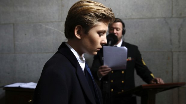 Donald Trump Inauguration: All eyes on 'first boy' Barron