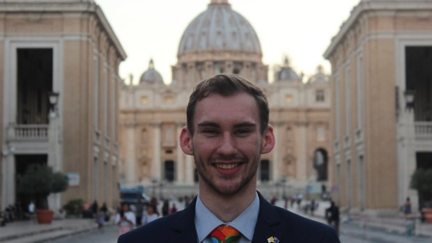 Indigenous Aussie scholar Nathan Pitt walks old road to Rome