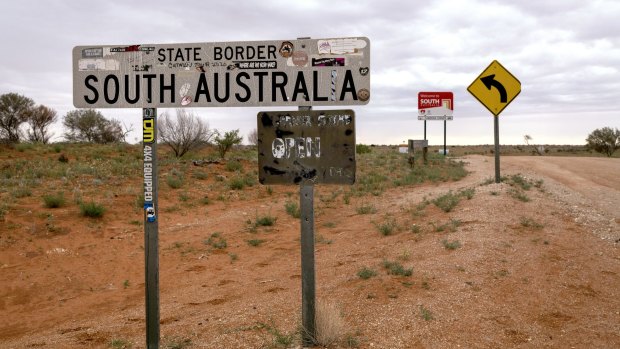 Cameron Corner, where NSW, Queensland and South Australia borders meet ...