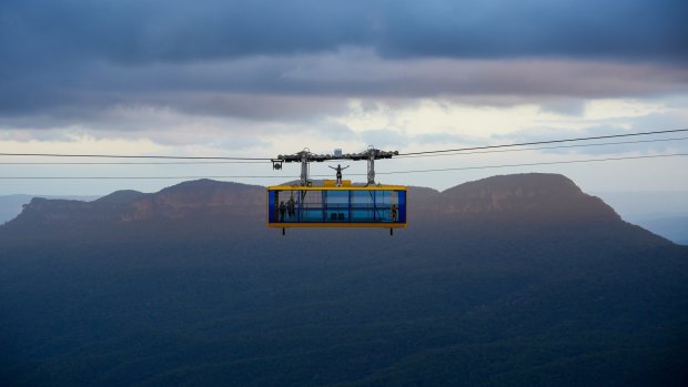 Beyond Skyway at Scenic Cableway, Katoomba, NSW: Ride on top of a cable ...
