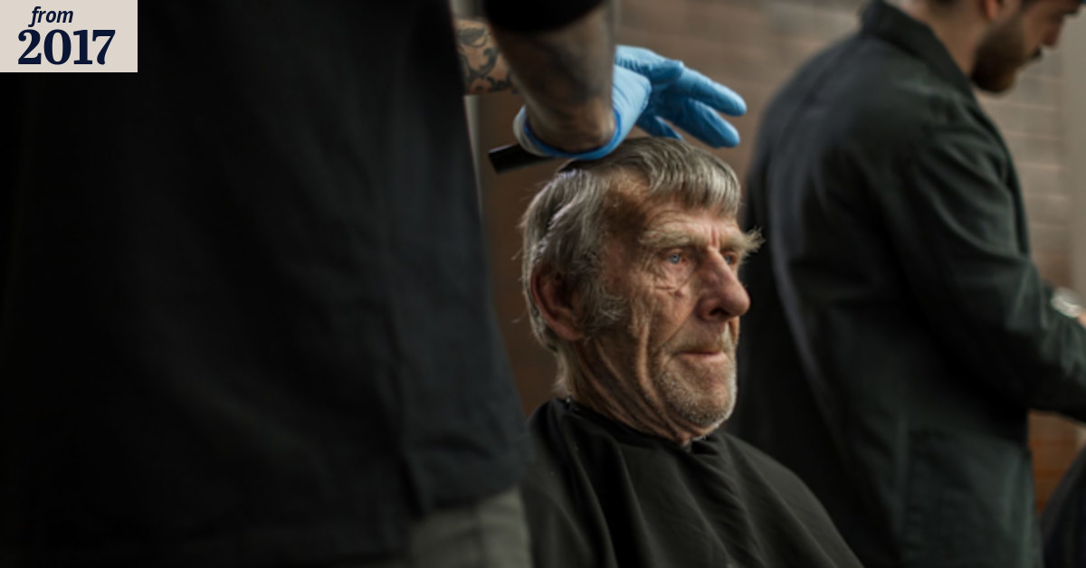 Haircuts for the homeless