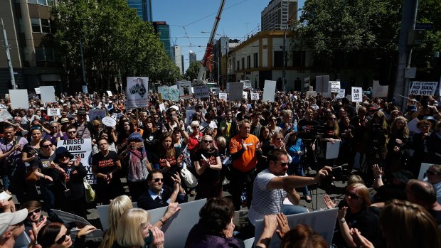 Protesters demand end to live export trade