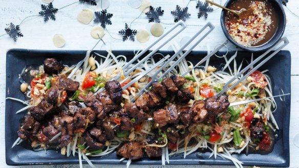 Neil Perry's Asian-inspired barbecue Christmas feast