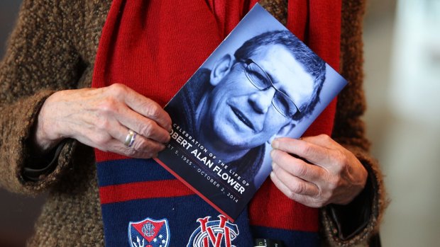 Football great Robbie Flower farewelled at MCG