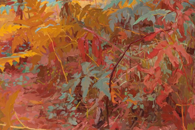 Visual arts review: Mary Tonkin's painted forests evoke a rhapsodic nature