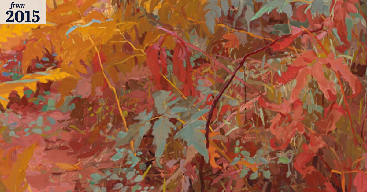 Visual arts review: Mary Tonkin's painted forests evoke a rhapsodic nature
