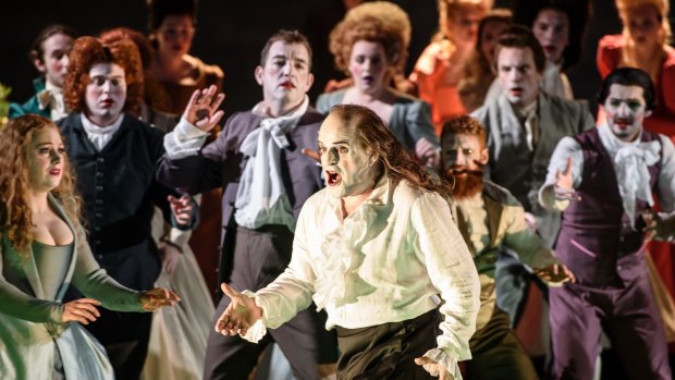 Christopher Purves in Barrie Kosky's Saul seeks to confront