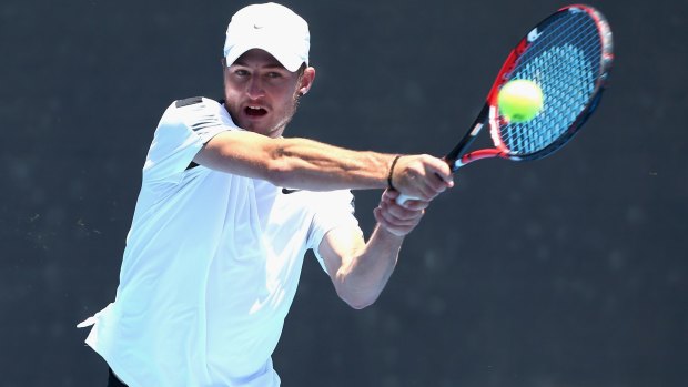 Australian Open tennis 2017: Omar Jasika rages then rallies to win ...