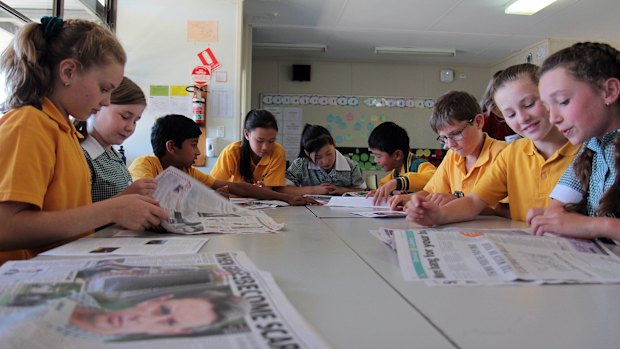 And the news is ... grade 5 junior journalists report on the world from ...