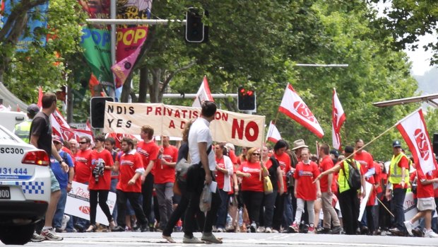 PSA protest targets NSW plans to privatise housing worth $800m for disabled