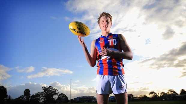 Young footballer Sam McLarty wired up for grand final challenge