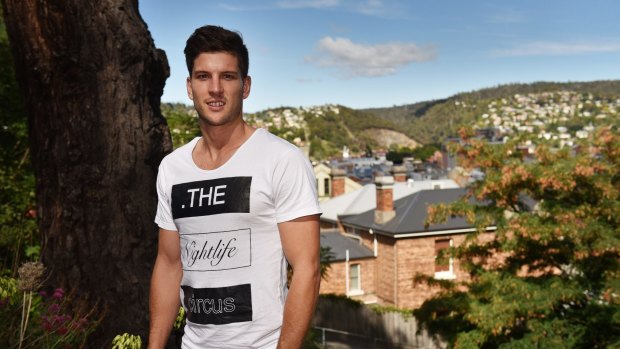Hawthorn's Luke Breust raises a glass to another campaign