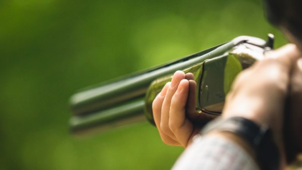 Clay pigeon shooting, Yeaveley Estate: I'm a big shot in England