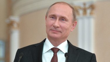 Why is this man smiling? Vladimir Putin's curious smirk at the Minsk talks