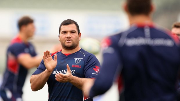 Melbourne Rebels prop Laurie Weeks returns for trip to Queensland Reds