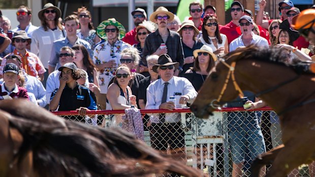 What horses? Locals celebrate Manangatang races centenary