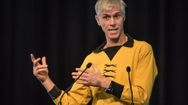 Hundreds gather to farewell football writer Michael Cockerill