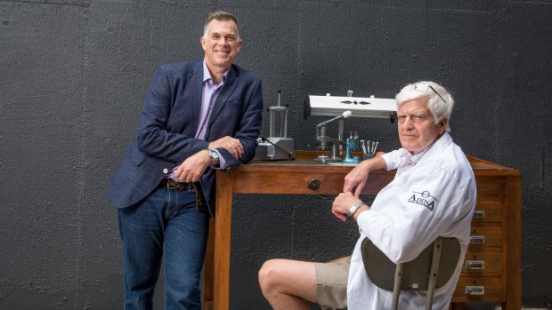 Father-son watchmakers Bob and Grant Menzies: 'I try to call him Bob at ...