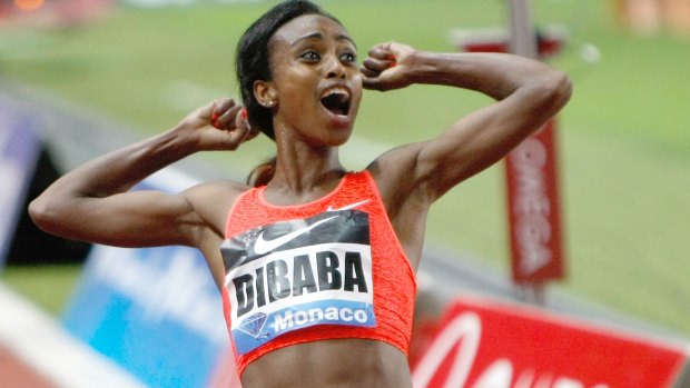 Genzebe Dibaba breaks world women's 1500 metres record