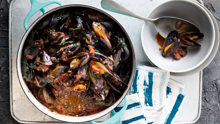 how to cook kinkawooka mussels